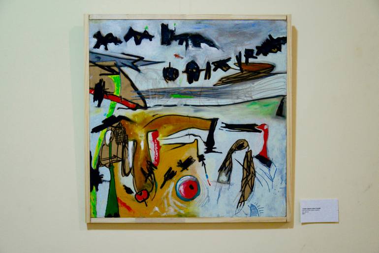 Vuelan pájaros sobre Comala Painting by raimundo españa | Saatchi Art