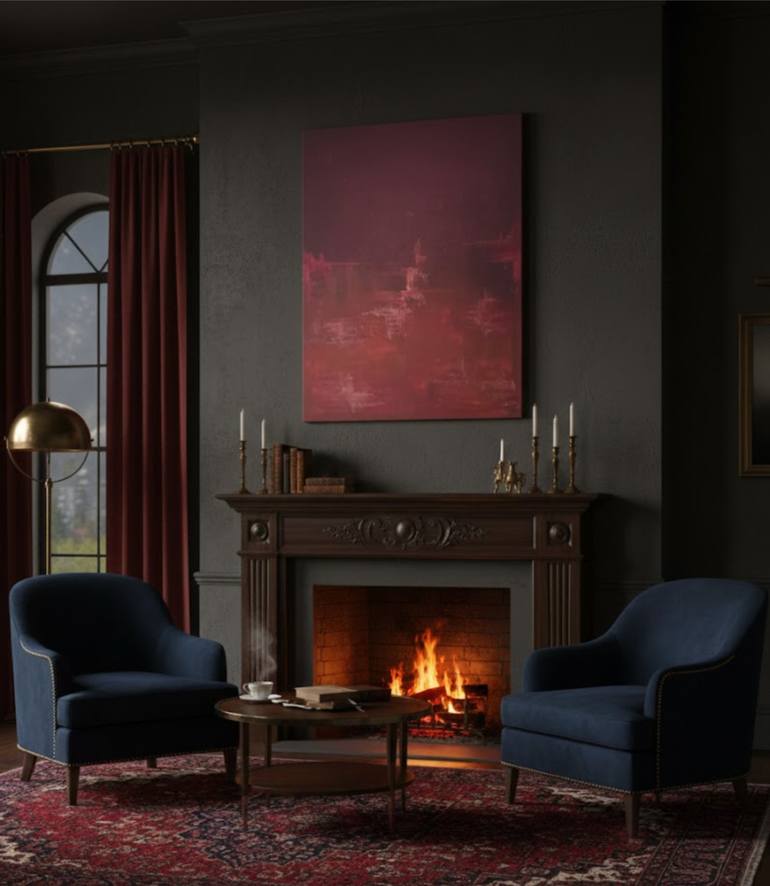 Into the quiet fire Painting by Ibrahim Ali | Saatchi Art