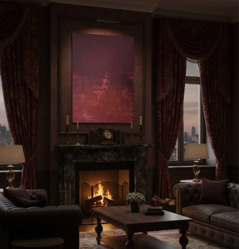 Into the quiet fire Painting by Ibrahim Ali | Saatchi Art