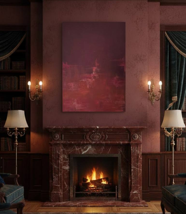 Into the quiet fire Painting by Ibrahim Ali | Saatchi Art