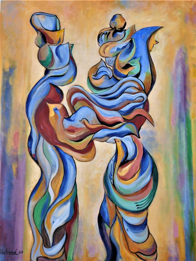 Fascination # 6 Painting by Mustafa Abelseed | Saatchi Art