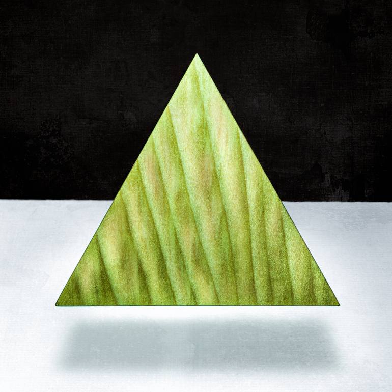 Green Triangle 2D Photography by Yo Pedro | Saatchi Art