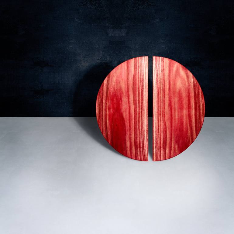 Split Circle Red Photography by Yo Pedro | Saatchi Art