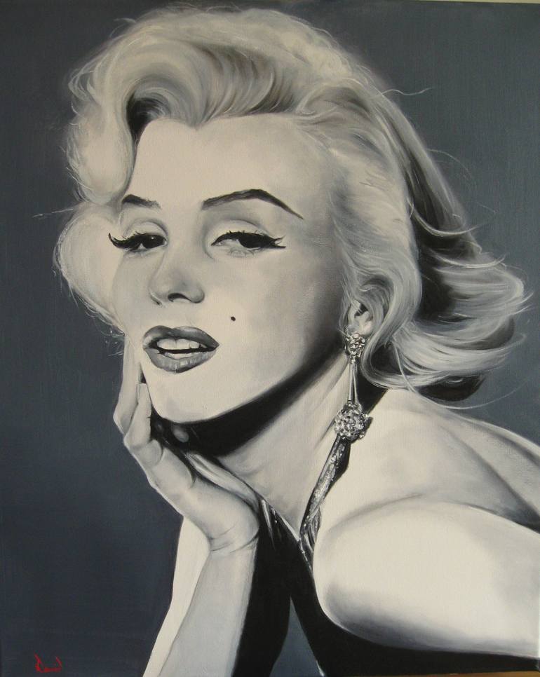 Marilyn Mono Painting by David Reeves-Payne | Saatchi Art