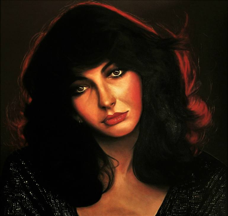 Kate Bush Painting by David Reeves-Payne | Saatchi Art