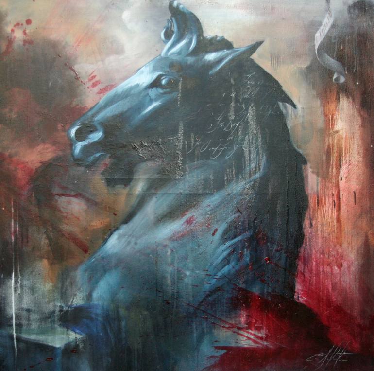 Ripa's Manual Painting by Carl White | Saatchi Art