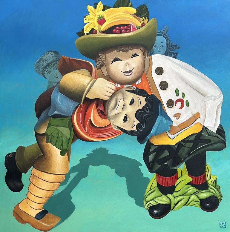 Knickknack Paddy Whack Painting by Darwin Stead | Saatchi Art
