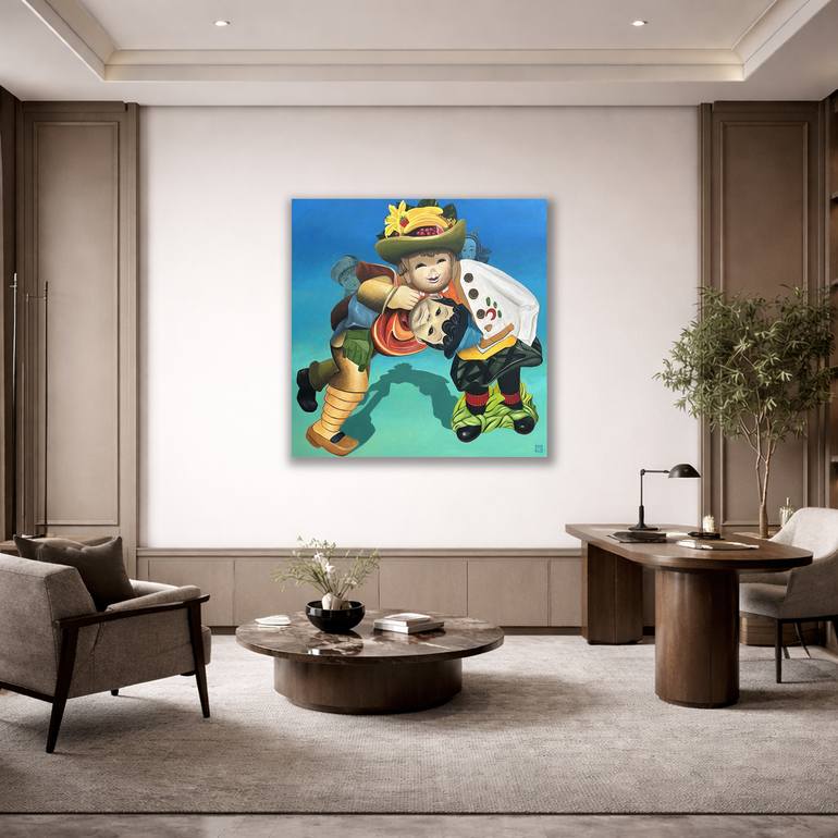 Knickknack Paddy Whack Painting by Darwin Stead | Saatchi Art