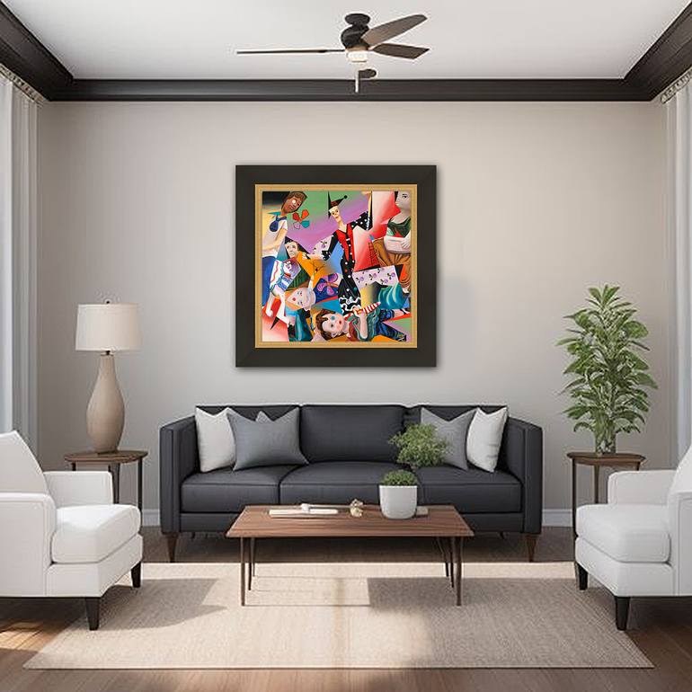 Broken Figurines Painting by Darwin Stead | Saatchi Art