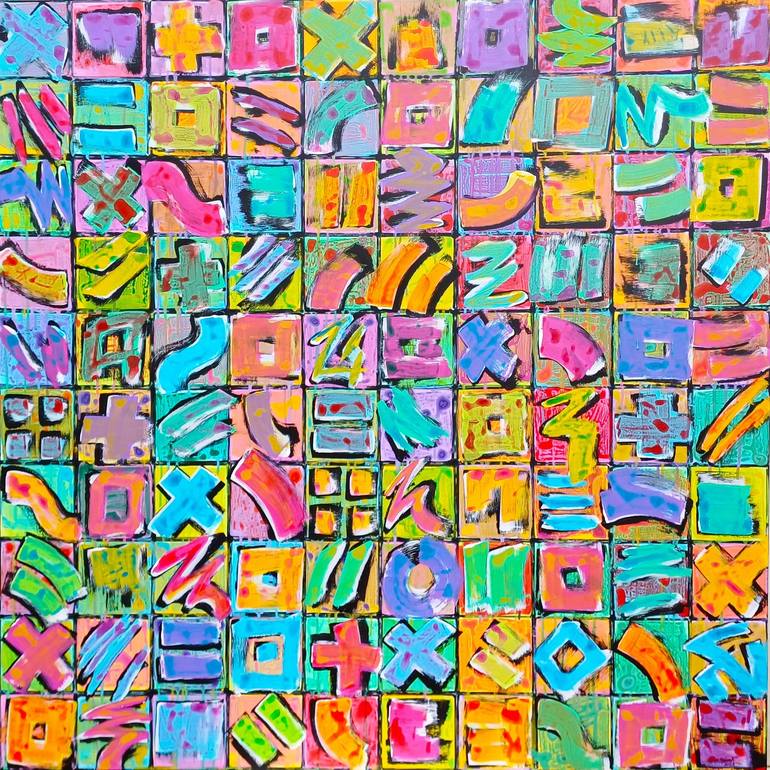 'Marks,scuffs,scrapes and smears,black' Painting by Keith Gibbons ...