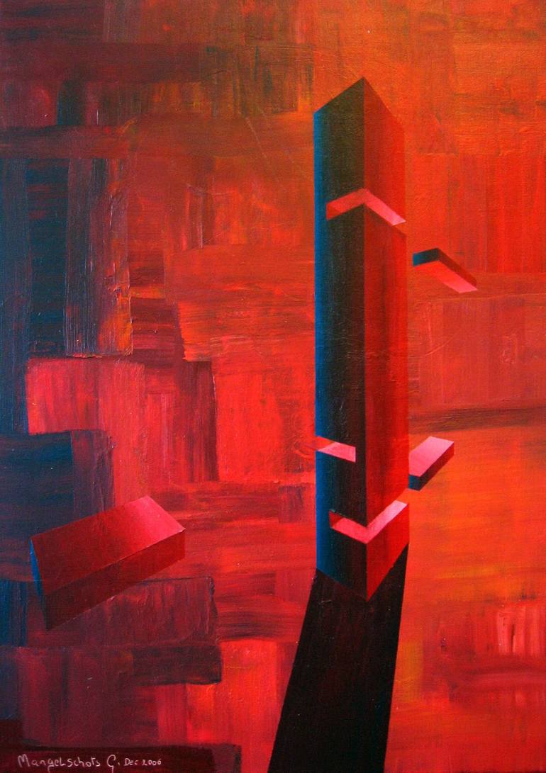 Glore Lock L (SOLD) Painting by Guy Mangelschots | Saatchi Art