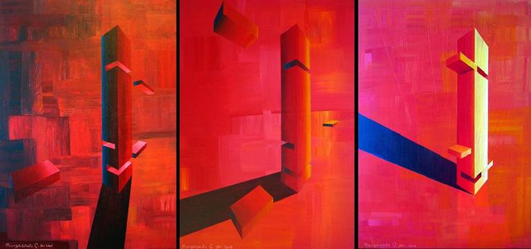 Glore Locks (SOLD) Painting by Guy Mangelschots | Saatchi Art