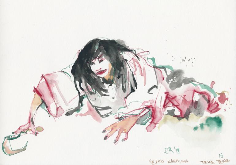 Kashima Reiko Painting by James Rose | Saatchi Art