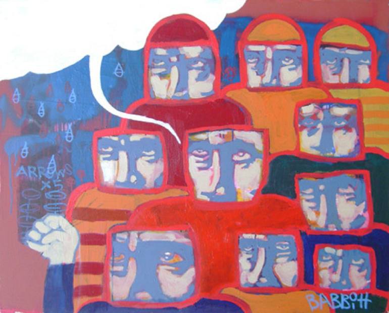 The Fans Painting by John Babbitt | Saatchi Art