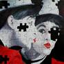 Mime puzzle Painting by Peter Seminck | Saatchi Art