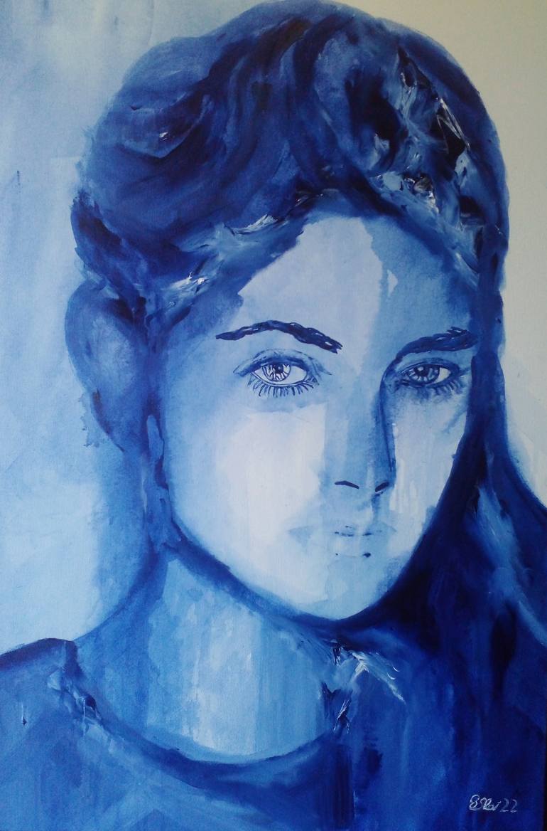 Female Warrior Painting by Eric Sher | Saatchi Art