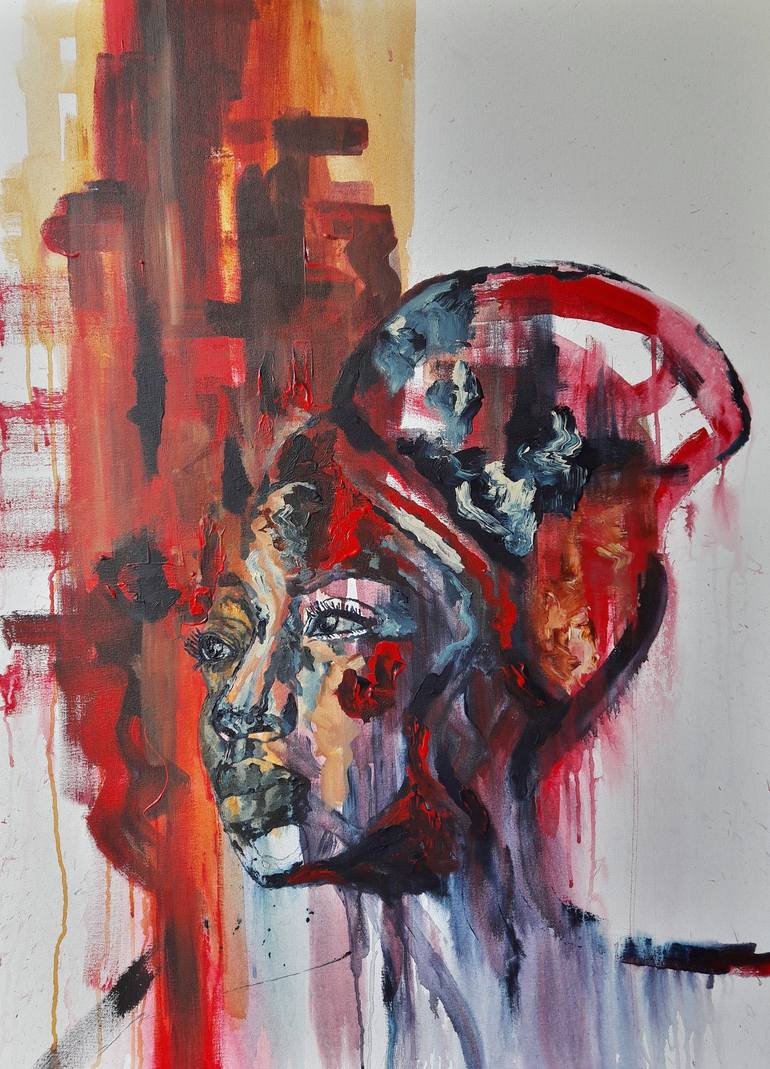 Female Warrior Painting by Eric Sher | Saatchi Art