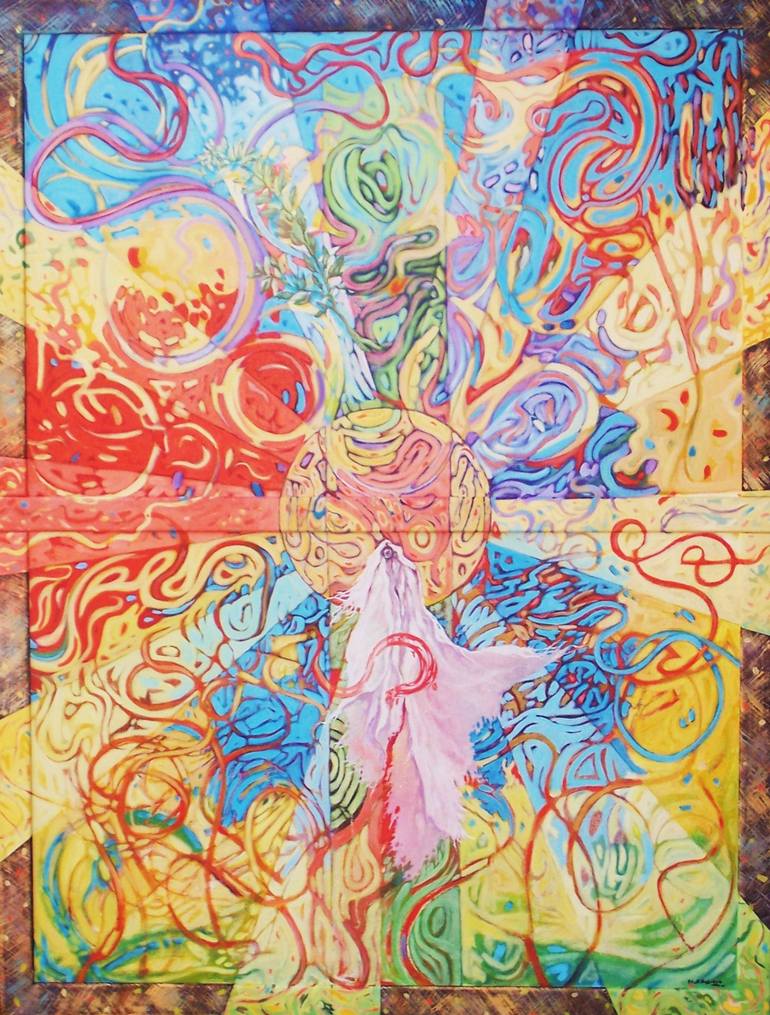 Trasfiguration Painting by Giancarlo D'Ambrosio | Saatchi Art