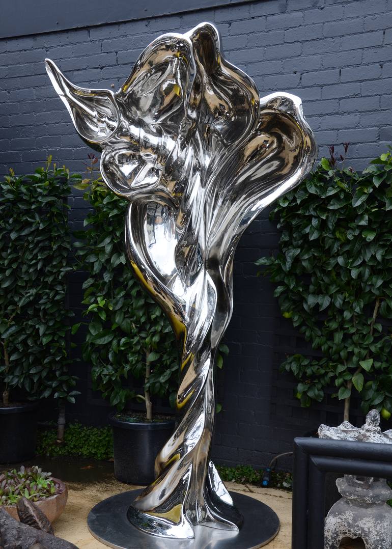 Morphing Shell in a Beautiful World Outdoor Sculpture by Todd Stuart ...