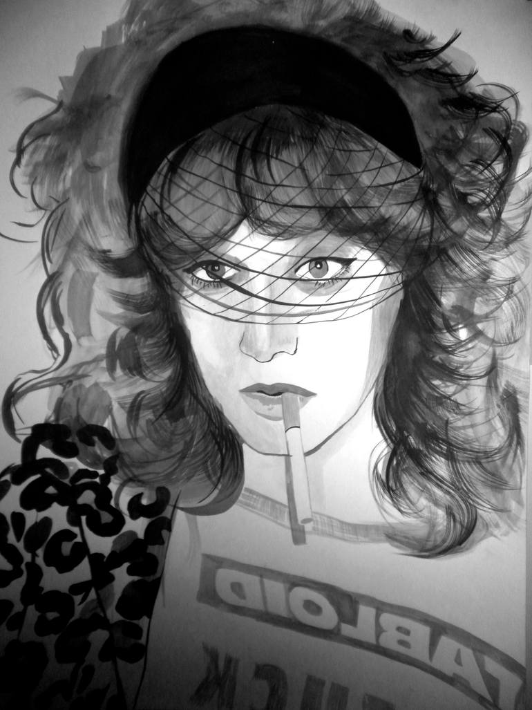 Tabitha Painting by Gina Sandlin | Saatchi Art