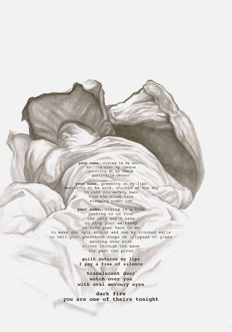 Repose Drawing by Nikolaos Tzoumas - Sara Ridgley Broken Silences ...