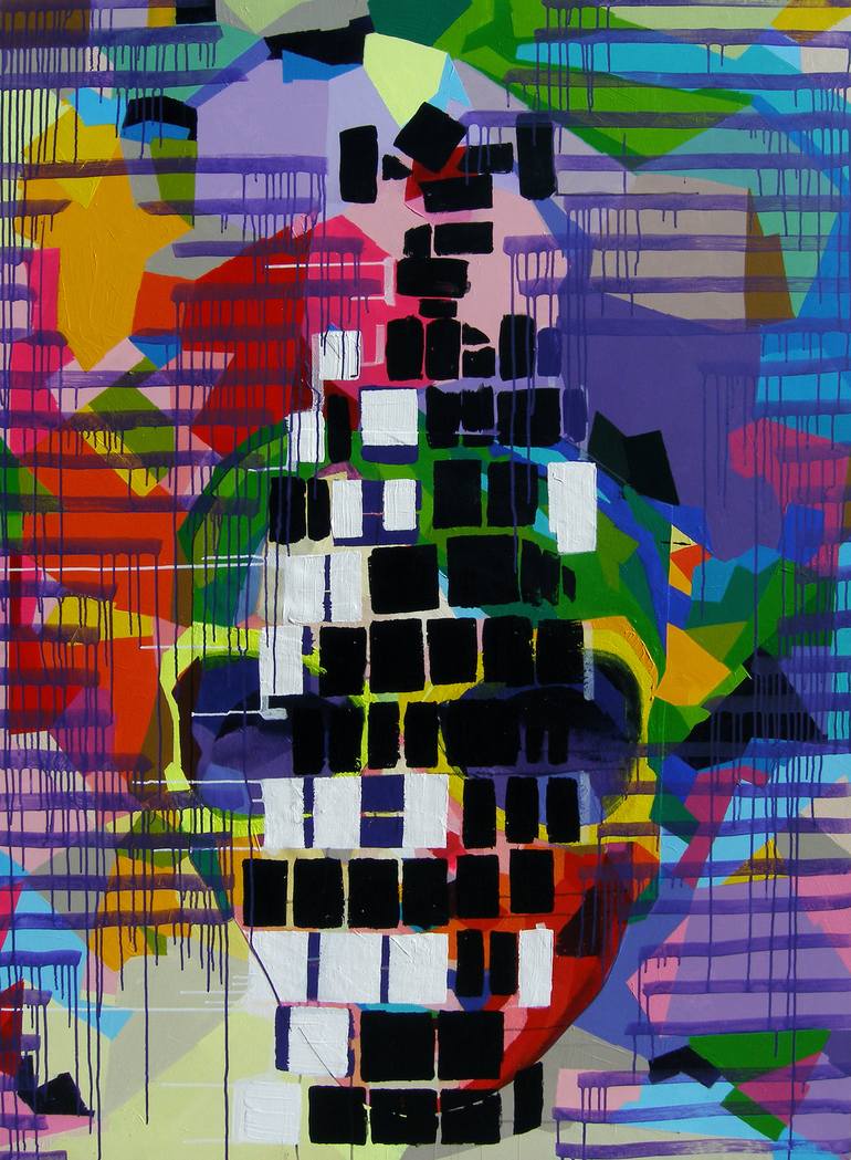 Human behavior Painting by Raiber González Hechavarría | Saatchi Art