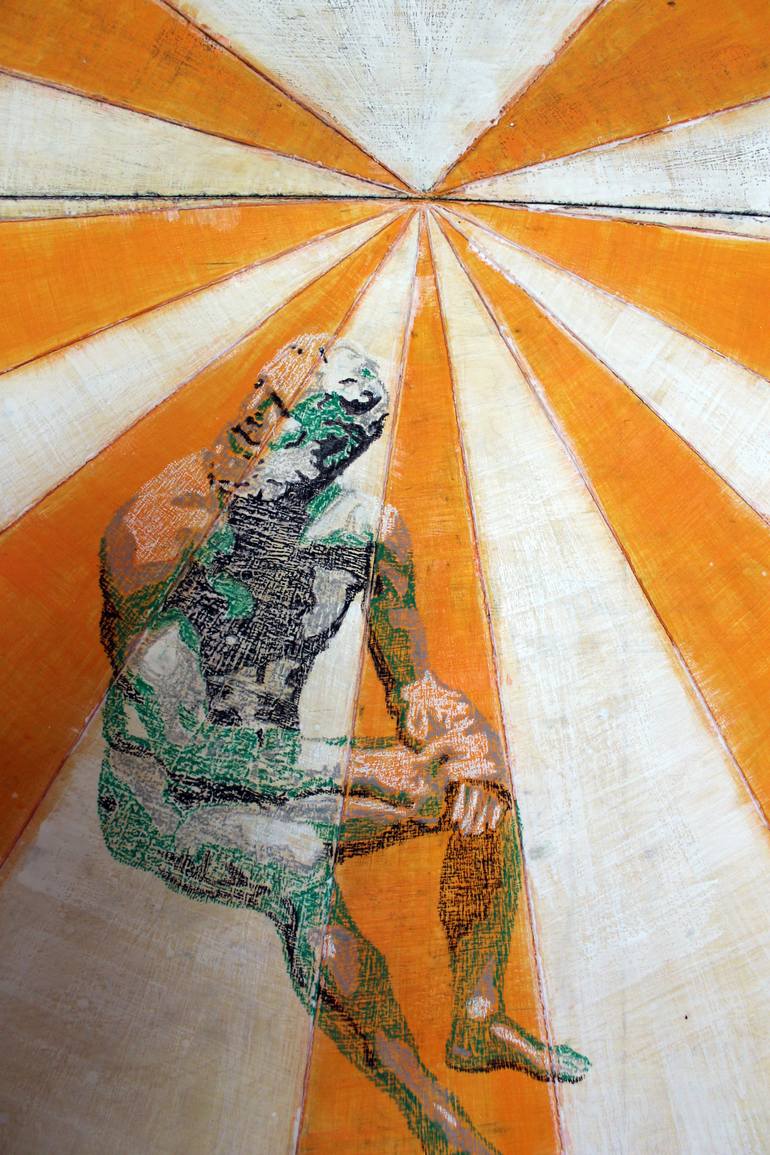 PUGILE A RIPOSO Painting by Andrea de Ranieri | Saatchi Art