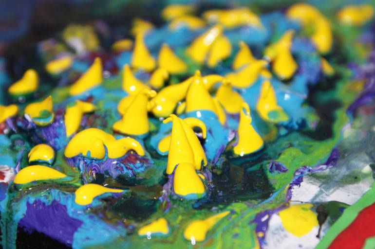 2011-08 (closeup) Painting by Mark Rivers | Saatchi Art