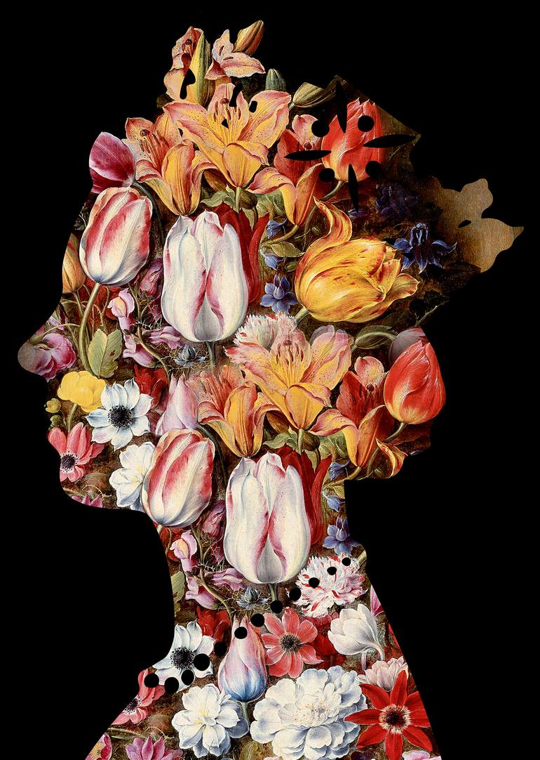 One Queen (2) Black - Limited Edition of 50 Printmaking by Agent X ...