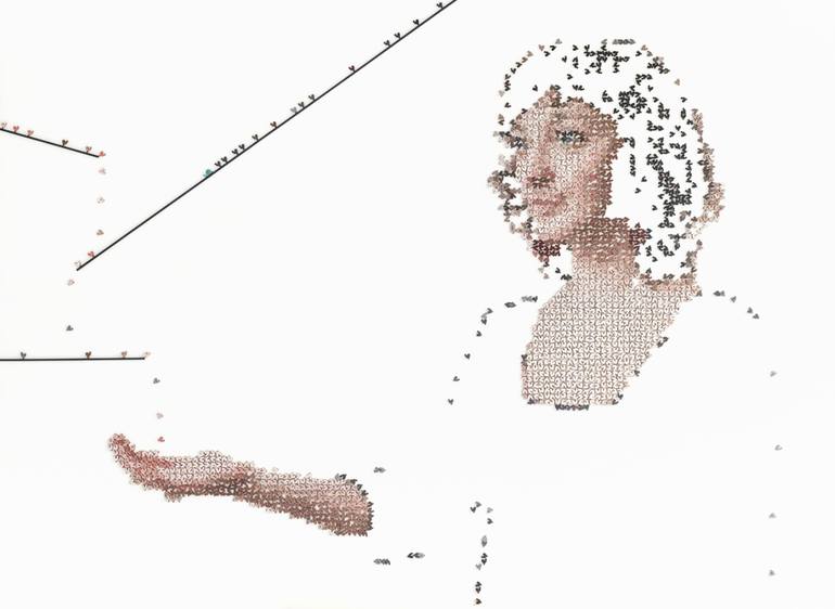 Never-ending portrait. Snail Painting by Art Mandre | Saatchi Art