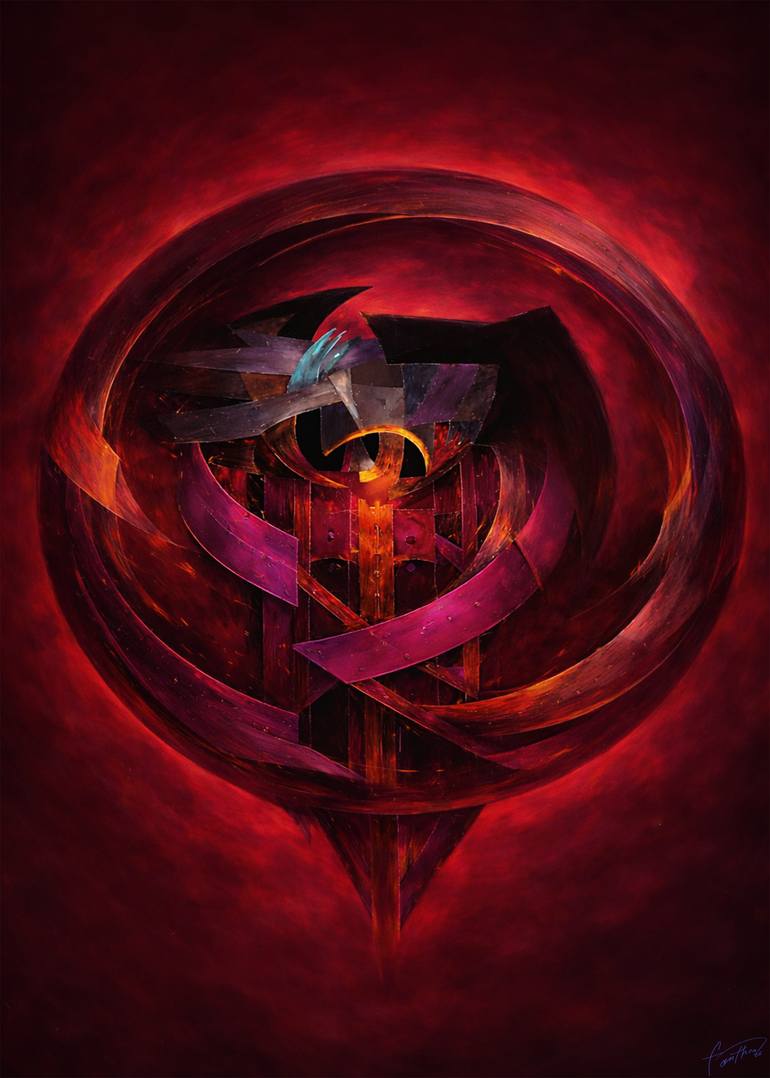 Eternal core Digital by Omar Fonthead | Saatchi Art