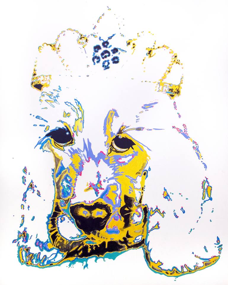 Cloe Painting by Pru Kemball | Saatchi Art