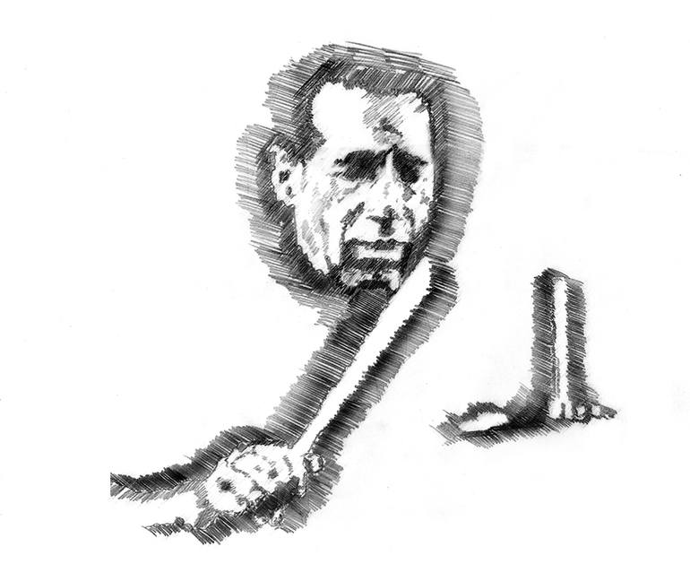 Max Roach Drawing by Rudolf Kinsky | Saatchi Art