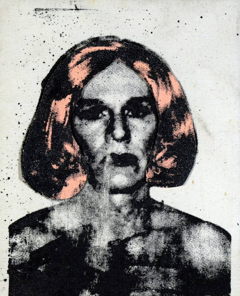 Andy Warhol - pink Collage by James Brian Begert | Saatchi Art