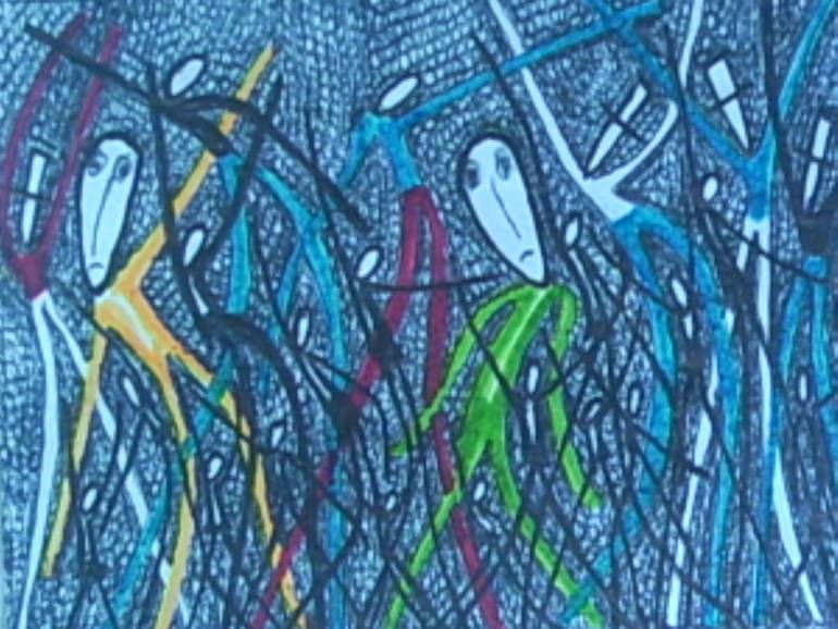 melvin Drawing by michael fitzgerald | Saatchi Art