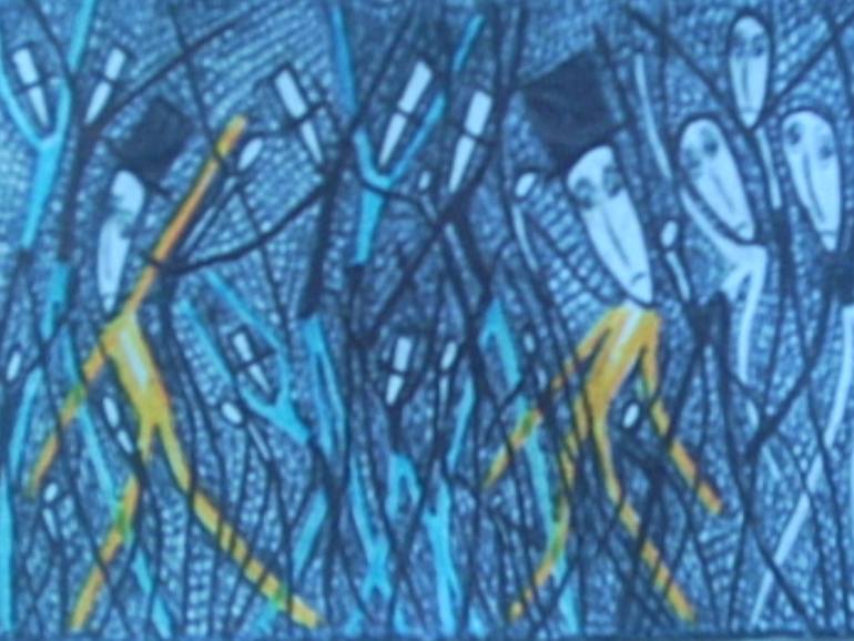 deliciously deluded Drawing by michael fitzgerald | Saatchi Art