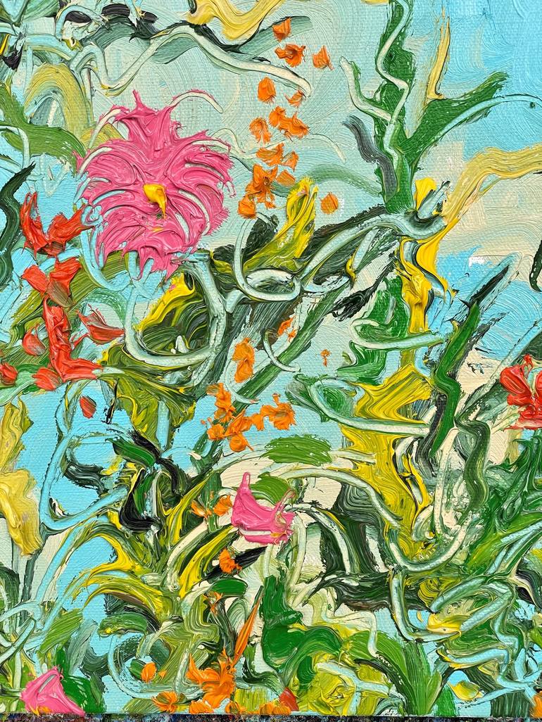 Garden Study Summer Sans Souci Painting by Jon Parlangeli | Saatchi Art