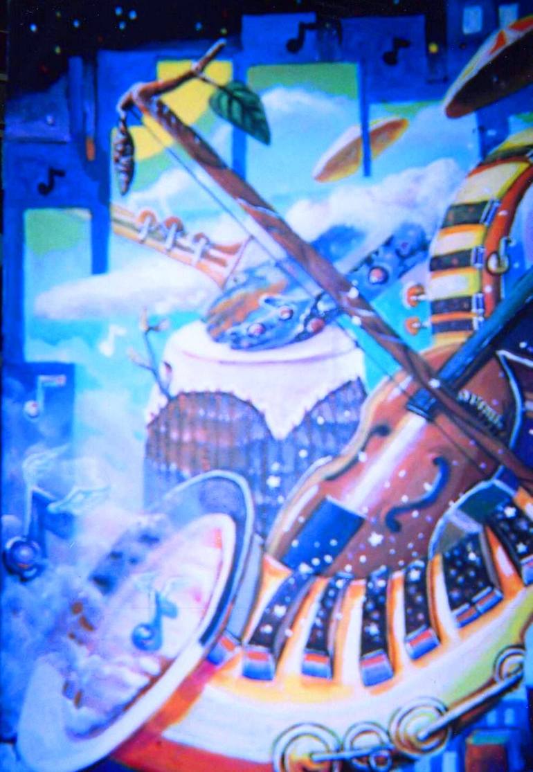 jazz metamorphic Painting by Anthony Stollings | Saatchi Art