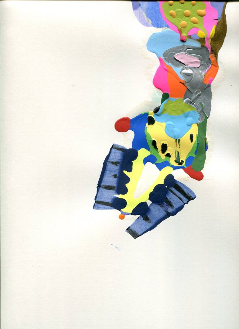 Spit and Flip Series Painting by joe bussell | Saatchi Art