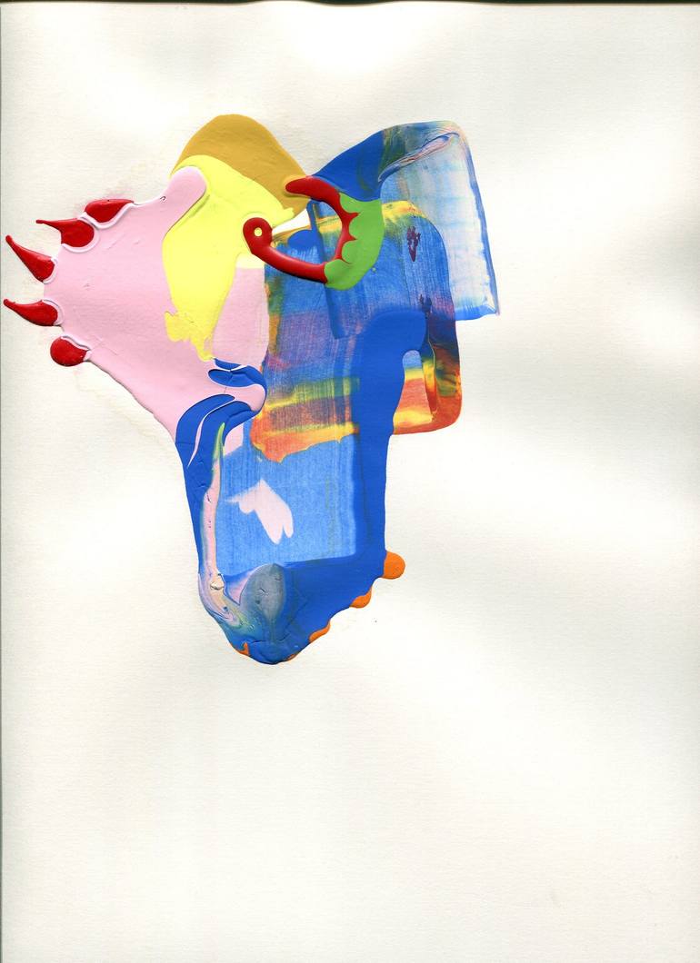 Spit and Flip Series Painting by joe bussell | Saatchi Art