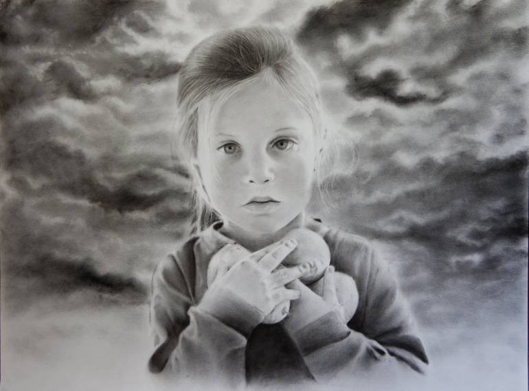 dafna Drawing by Reut Noy | Saatchi Art