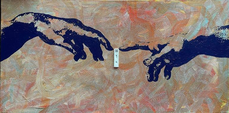 The Creation of Alpha Painting by Conor Collins | Saatchi Art