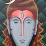 TRIDEV (BRAHMA, VISHNU, MAHESHA) Painting by Sanjay Kumar Mochi ...