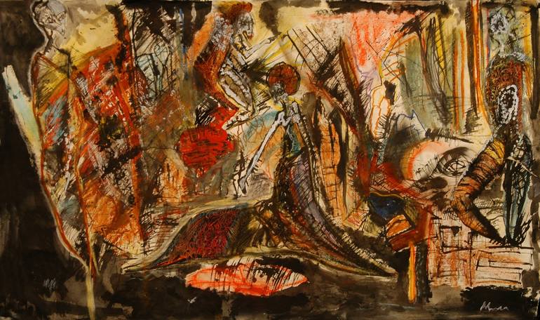 The Pure Madonna Painting by Mona Osman | Saatchi Art