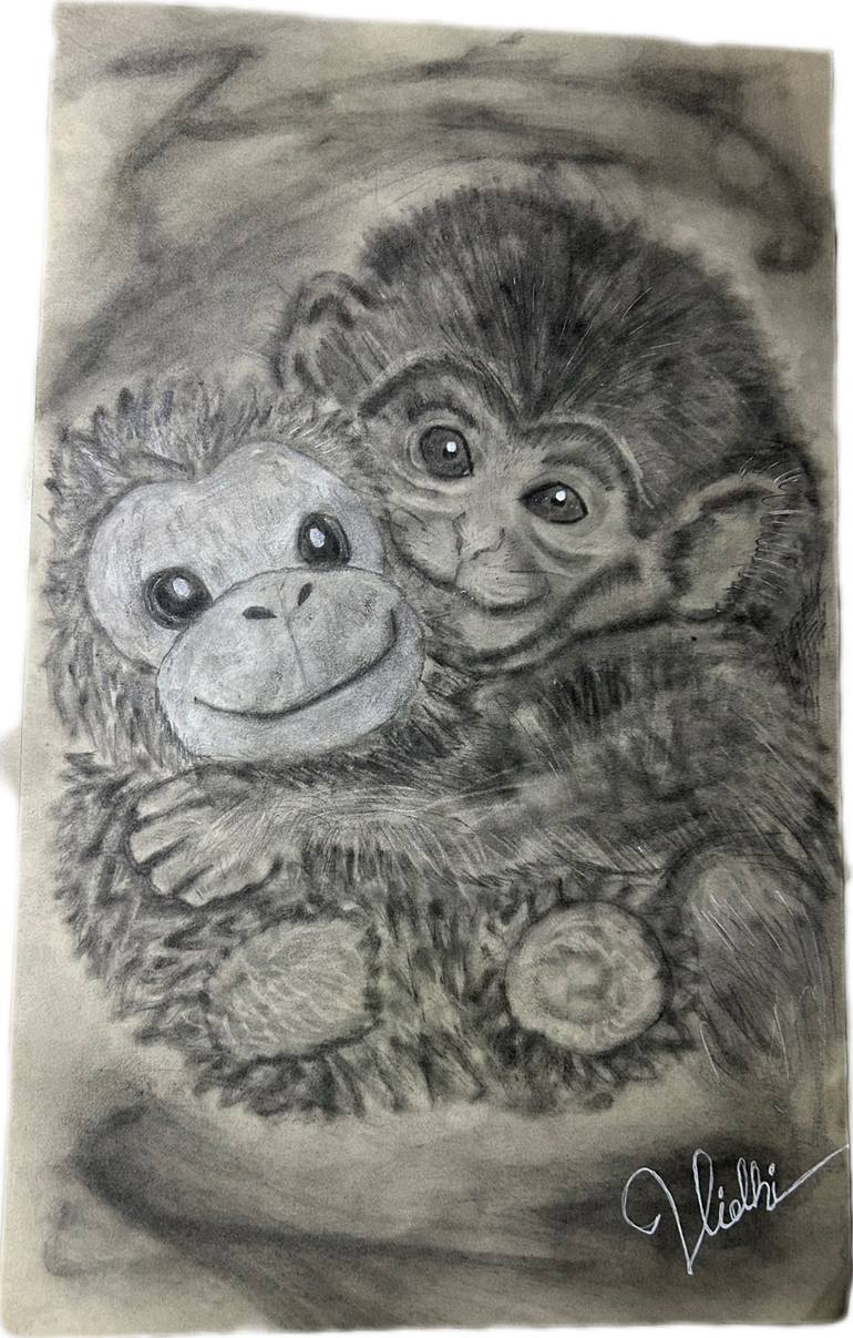 Drawings Of Monkeys Realistic