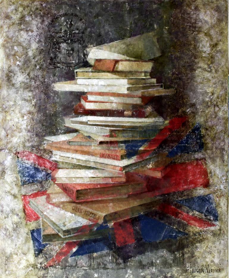 London Library Painting by Aurum Art Gallery | Saatchi Art