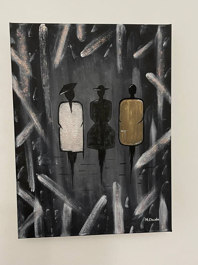 Triad of emotions Painting by Nicolas Claudia-Maria | Saatchi Art ...