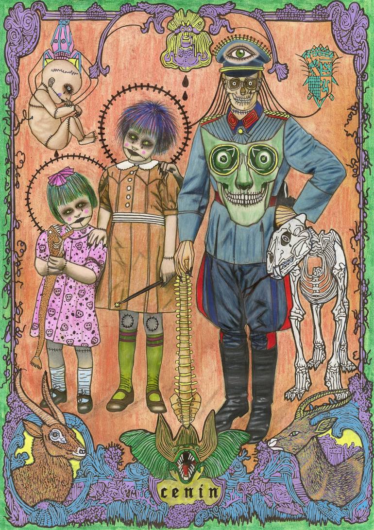 catharsis in non-cathartic Drawing by Cenin von Catlien | Saatchi Art