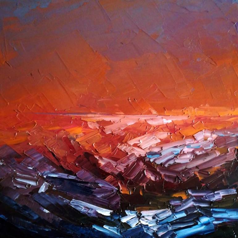 Ola de calor Painting by gustavo vazquez king | Saatchi Art