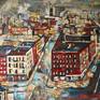Detroit Painting by peter raynor | Saatchi Art